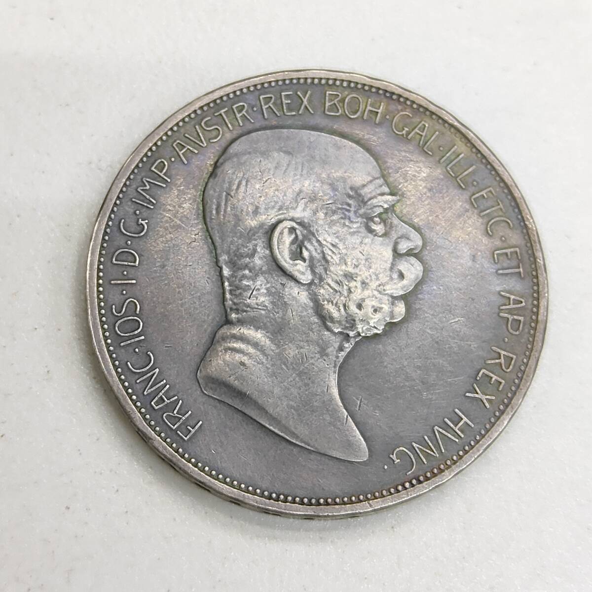 Yahoo!オークション - オーストリア 5クローネ 1908年