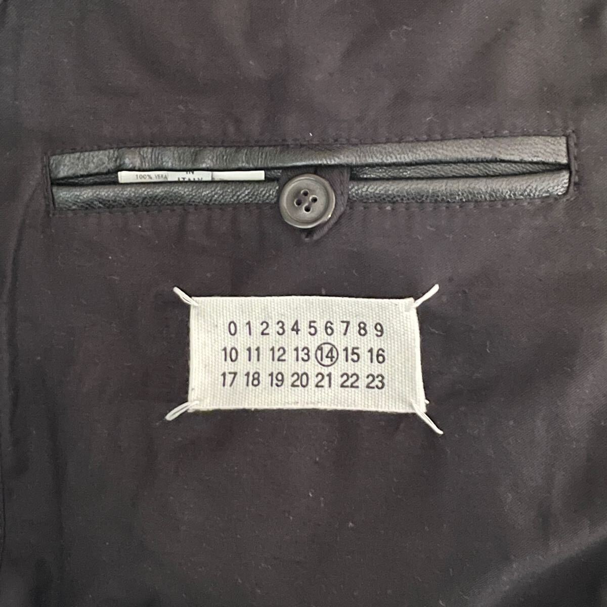 Yahoo!オークション - 07aw Martin Margiela 14 5 Zip Leather Riders ...