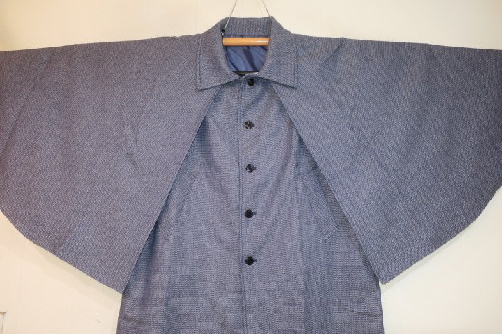 Yahoo!オークション - 壱火5970 男物トンビマントコート二重回しК起毛...