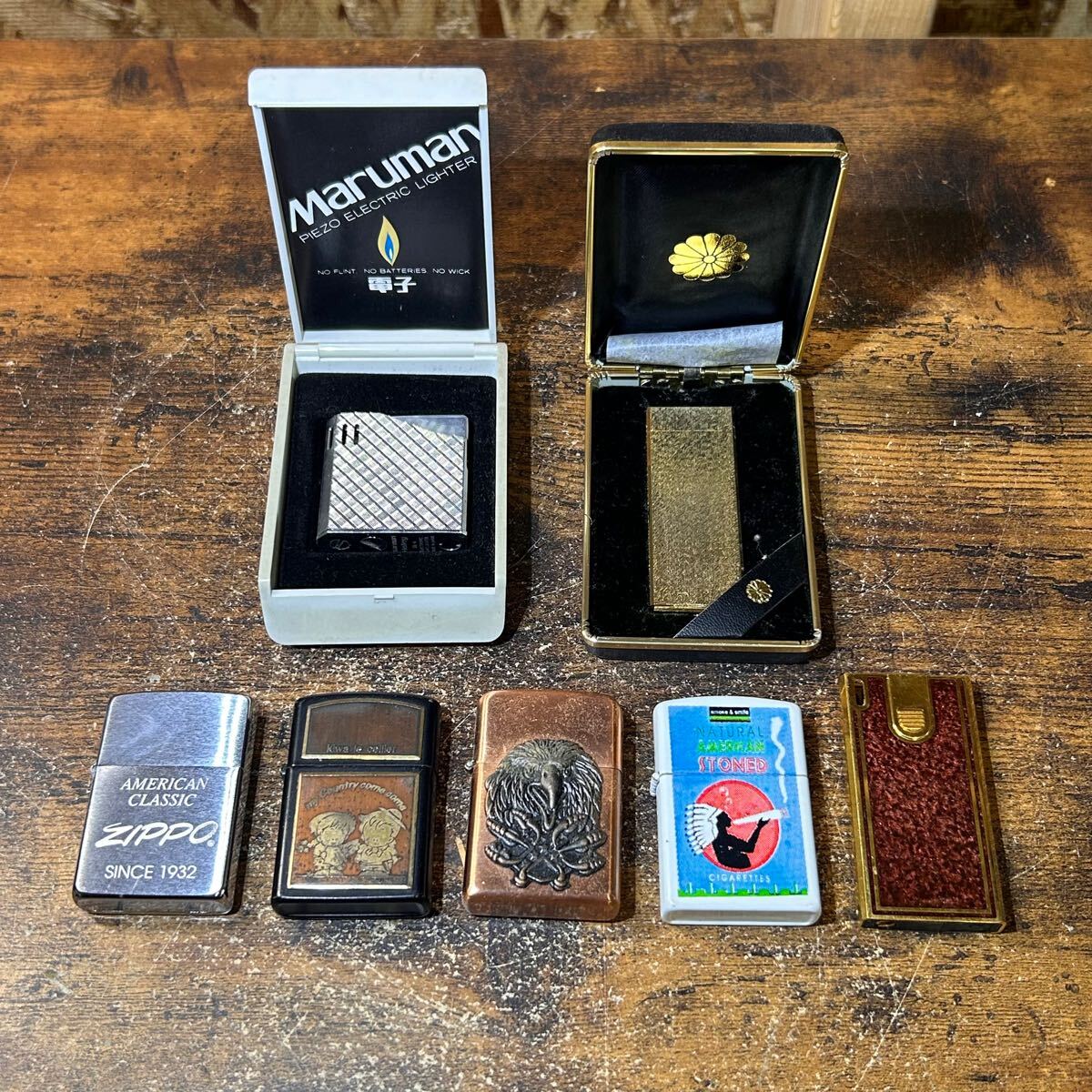 Yahoo!オークション - ZIPPO ジッポー Maruman マルマン オイルライタ...