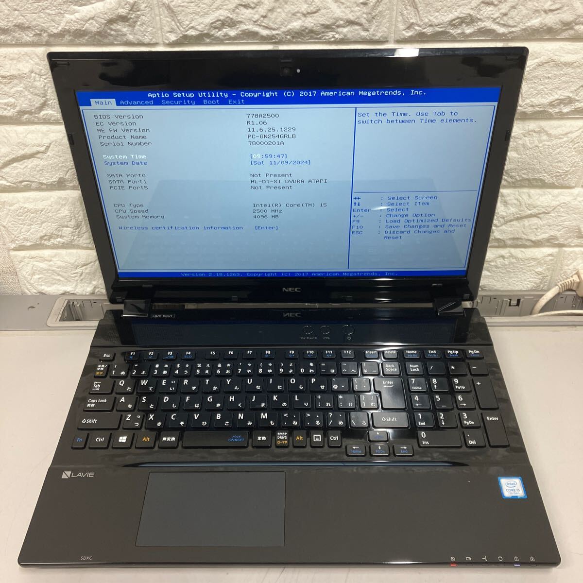 Yahoo!オークション - N182 NEC LaVie Direct PC-GN254GRLB Core i5第7...