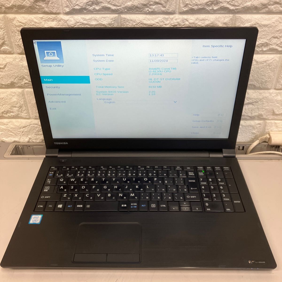 Yahoo!オークション - Q102 TOSHIBA dynabook B65/M PB65MYB41R7AD21 C...