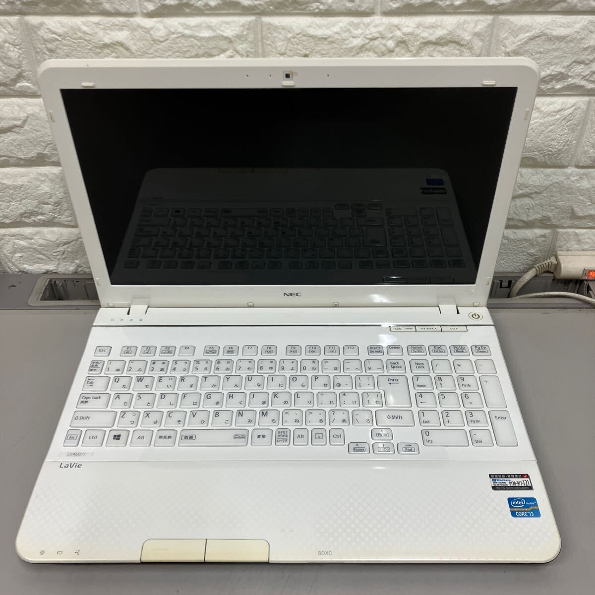 Yahoo!オークション - Q115 NEC LaVie LS450/J PC-LS450JS2KSW Core i3...