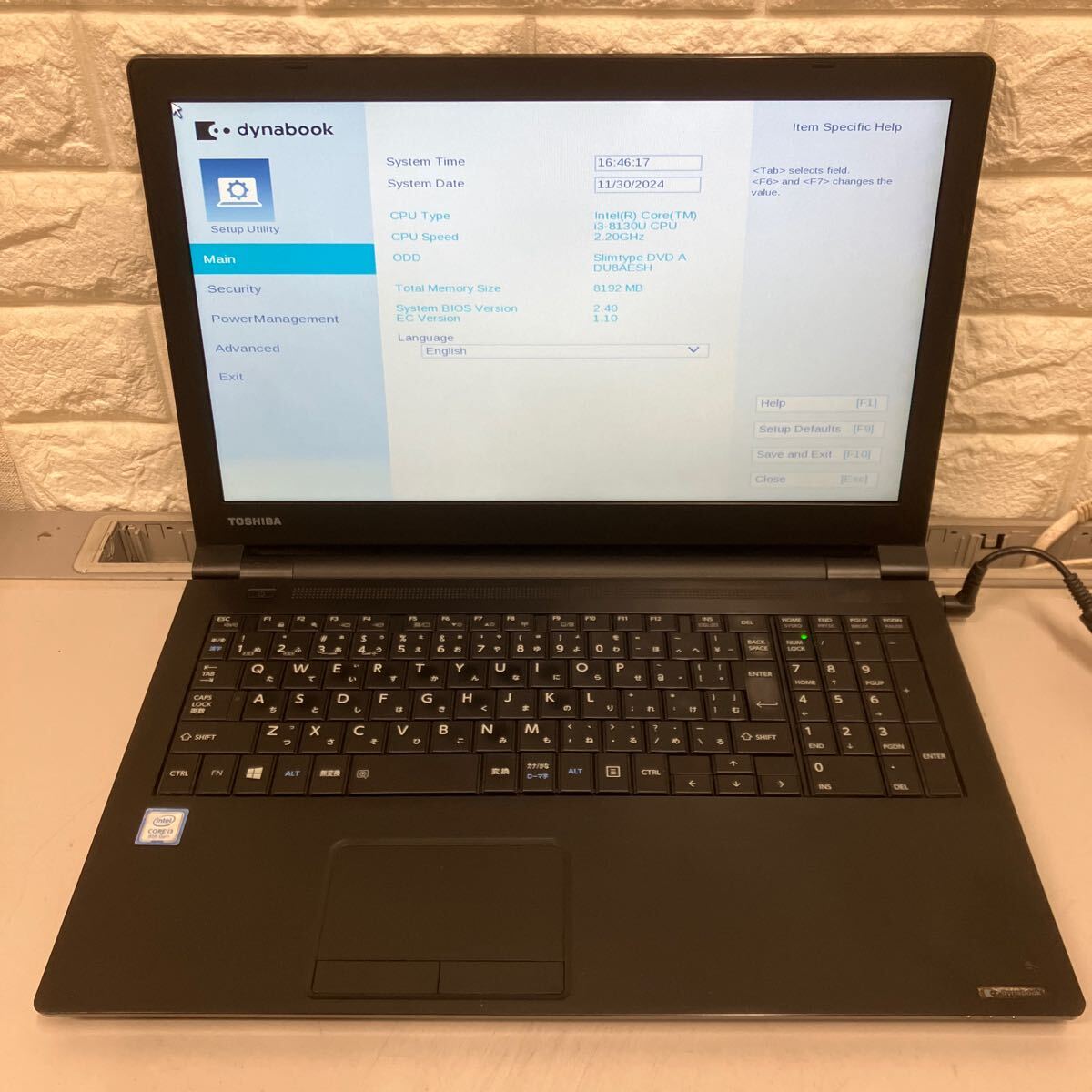 Yahoo!オークション - W17 TOSHIBA dynabook B65/M PB65MTB44R7AD21 Co...