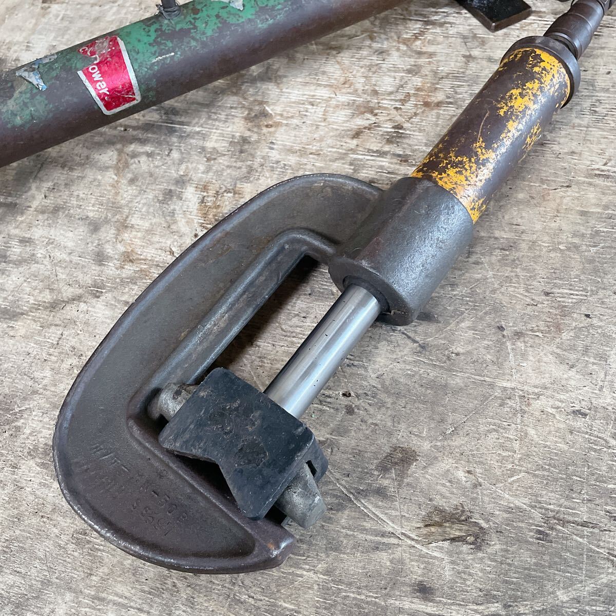 Yahoo!オークション - 動作品 亀倉 KAMEKURA 油圧式ハンドパンチャー ...