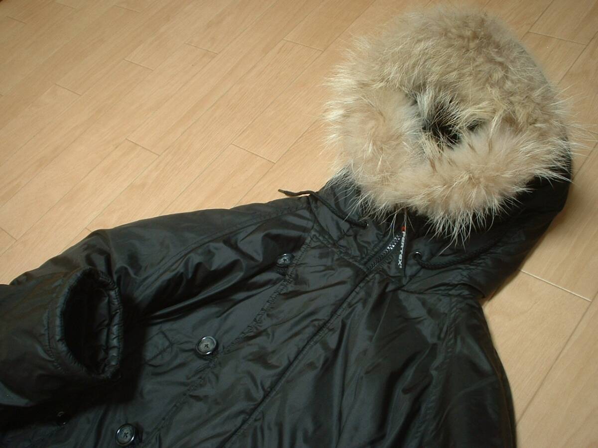 Yahoo!オークション - BEAMSブラックPERTEXファブリック中綿N-3Bフライ...