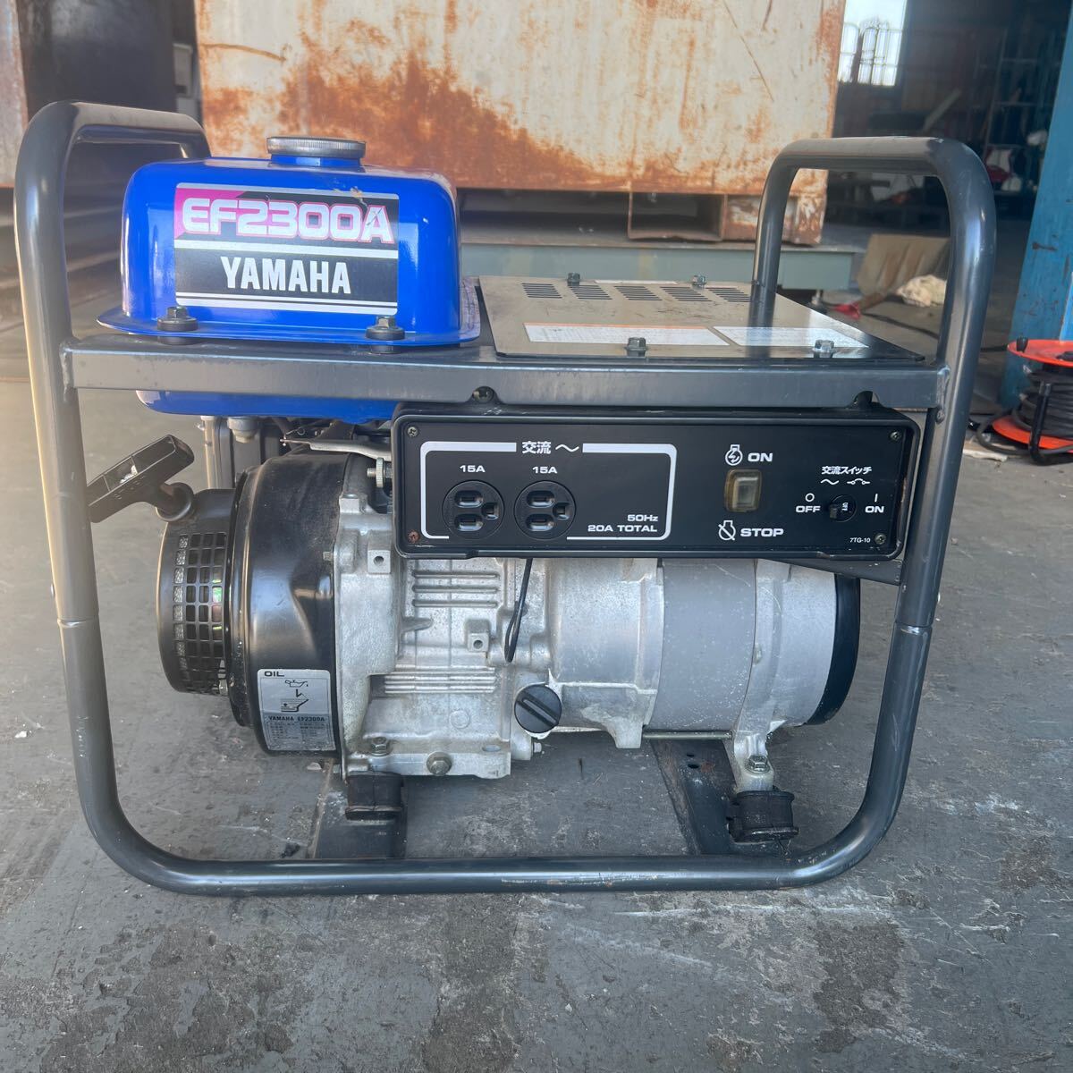 Yahoo!オークション - 発電機 YAMAHA EF2300A AC100V/23A 60Hz 動作確...