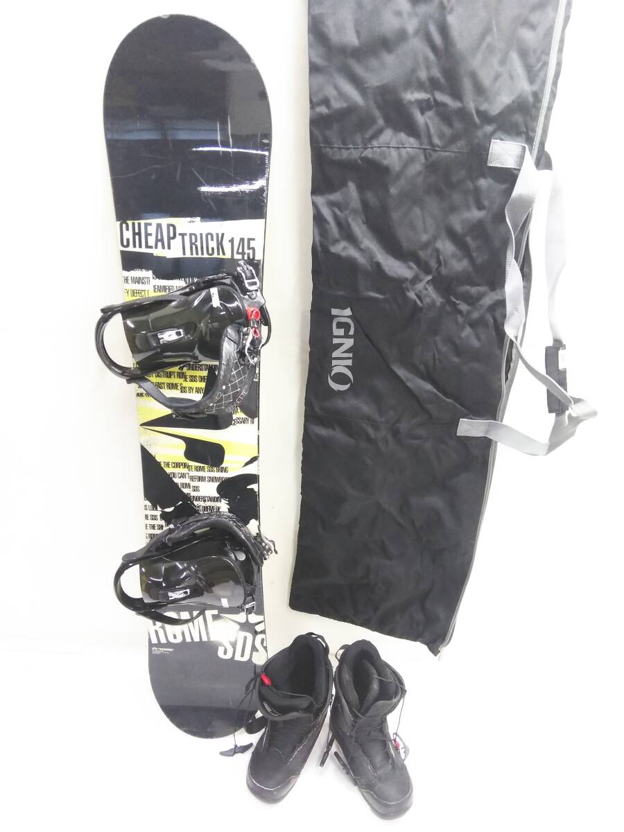 Yahoo!オークション - D¶ ROME SDS CHEAP TRICK 145cm + ブーツ 24.0c...