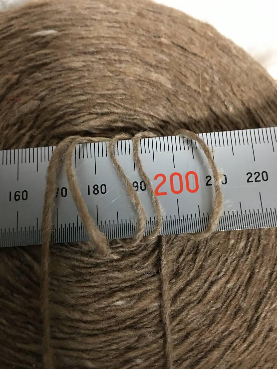 Yahoo!オークション - 工業用毛糸のコーン巻き 素材混紡率不明 420g ...