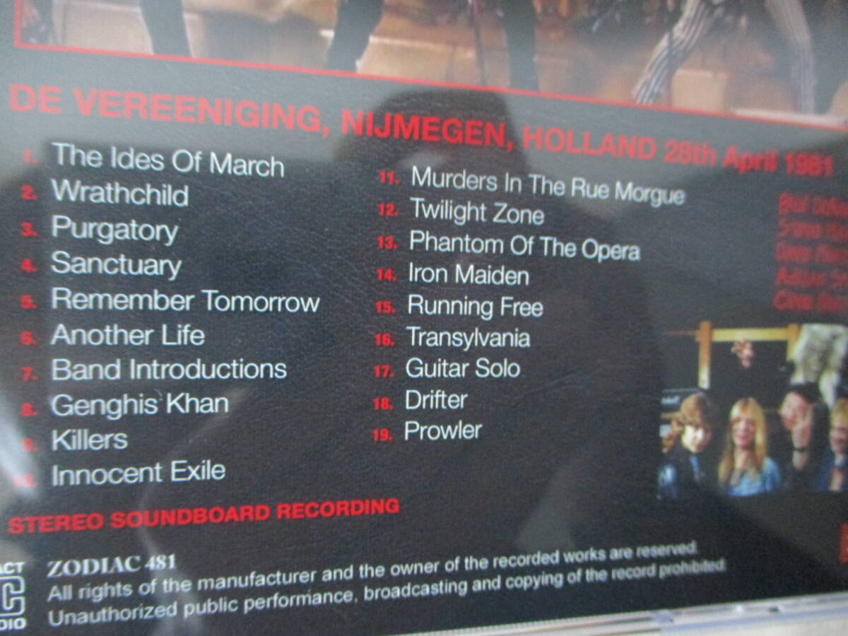 Yahoo!オークション - IRON MAIDEN Definitive Nijmegen 1981 未使用 ...