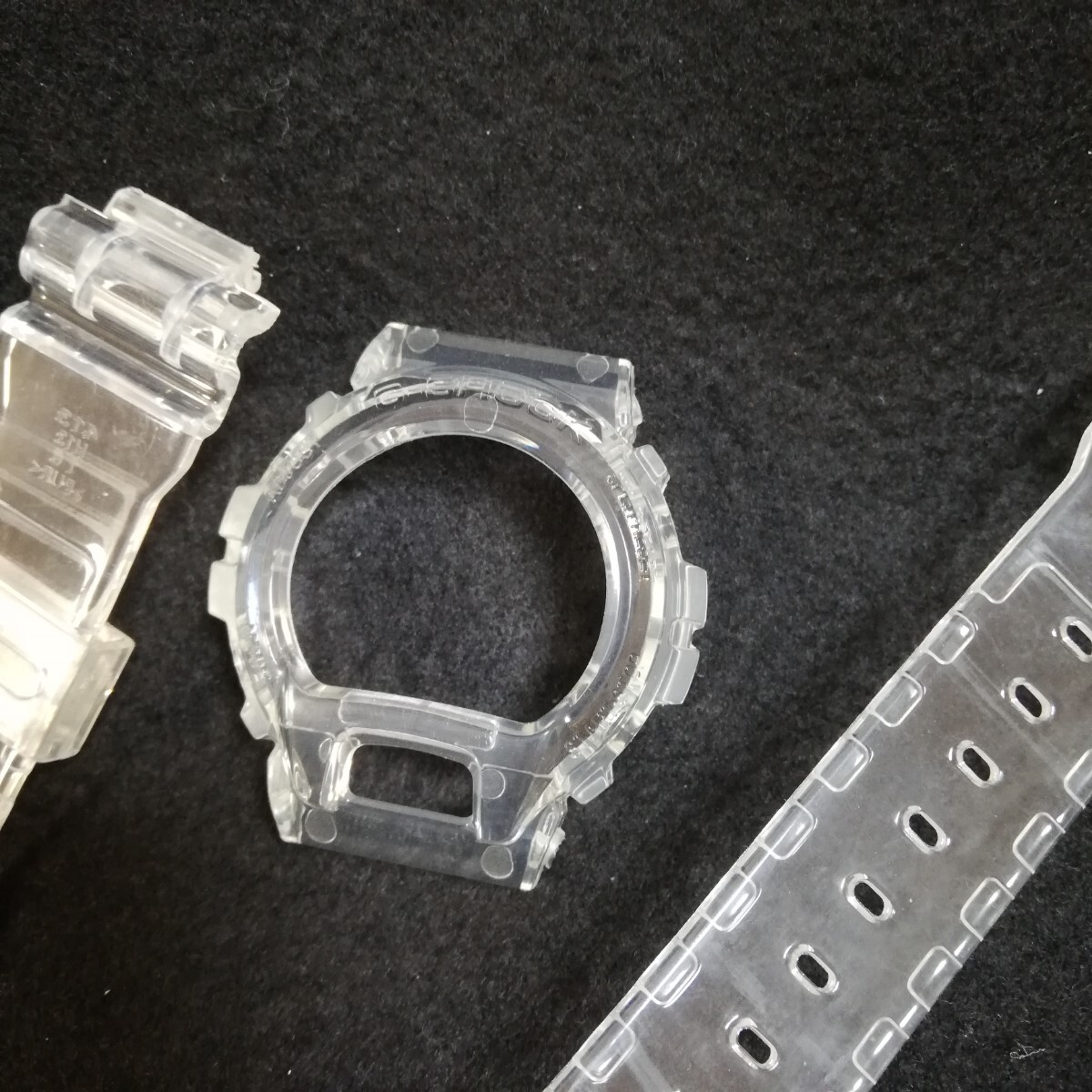 Yahoo!オークション - G-SHOCK DW6900 6930 交換用バンドセット スケル...