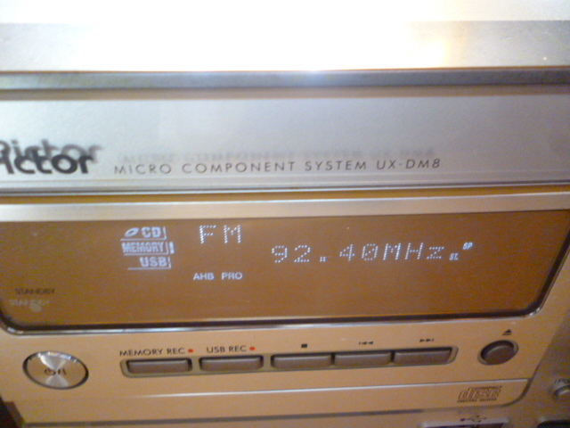 Yahoo!オークション - Victer メモリーマイクロコンポ UX-DM8 作動ジャ...