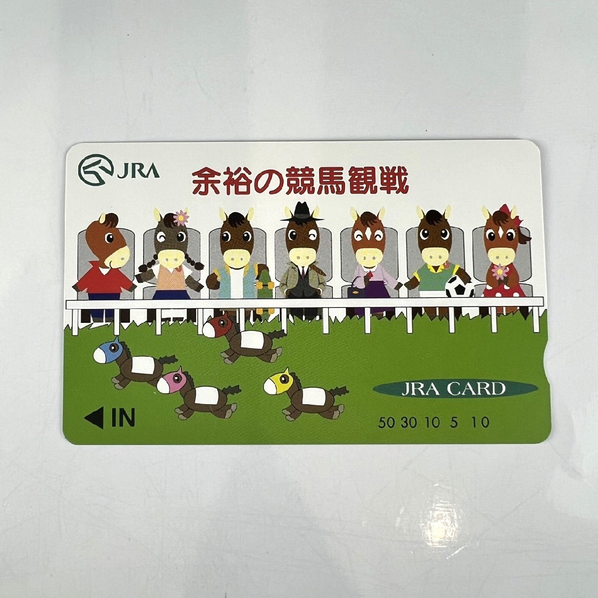 Yahoo!オークション - 【77】JRA ODDS CARD オッズカード 50度数 1枚 ...