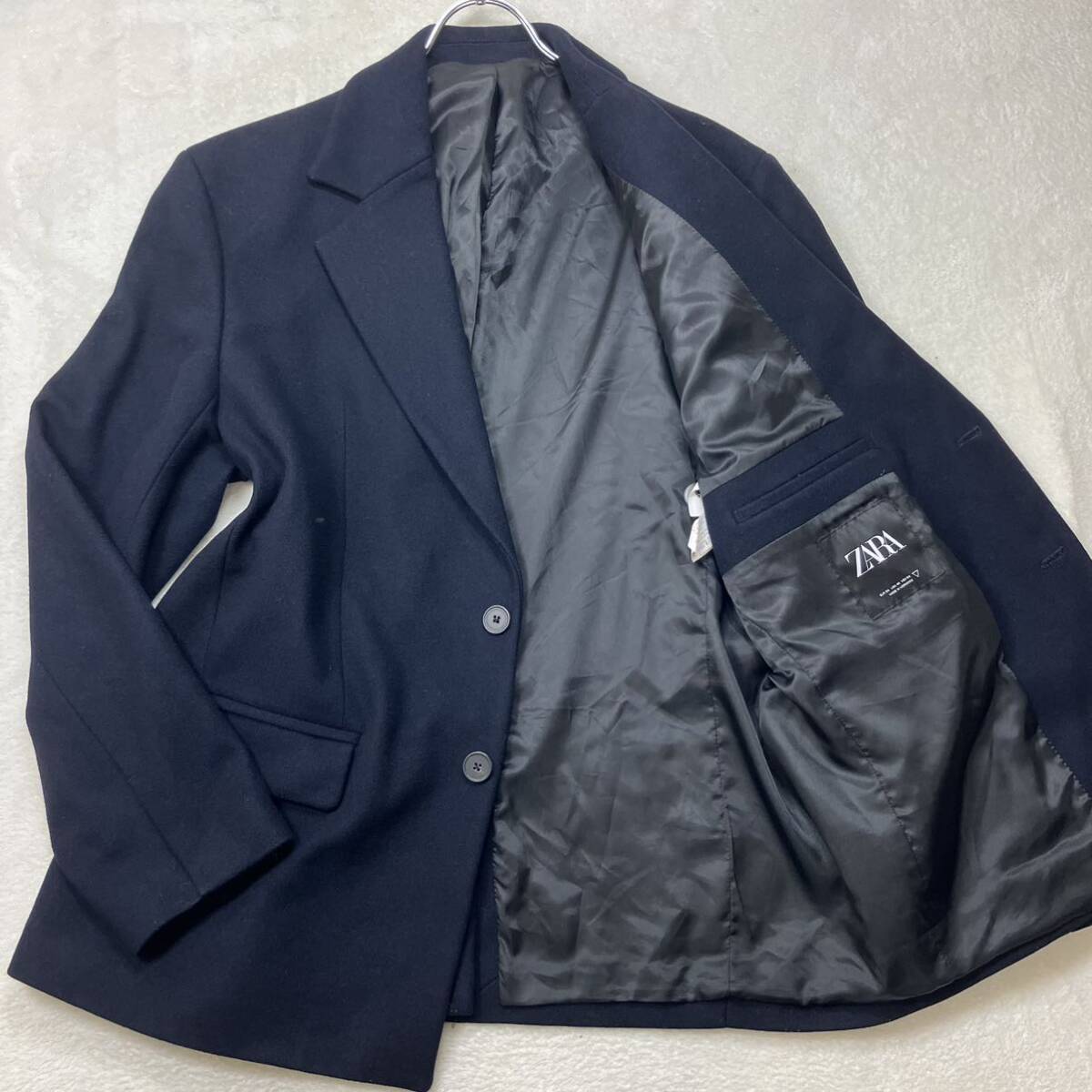 Yahoo!オークション - 美品 希少サイズ2XL(3L) ZARA ザラ カシミヤ10% ...