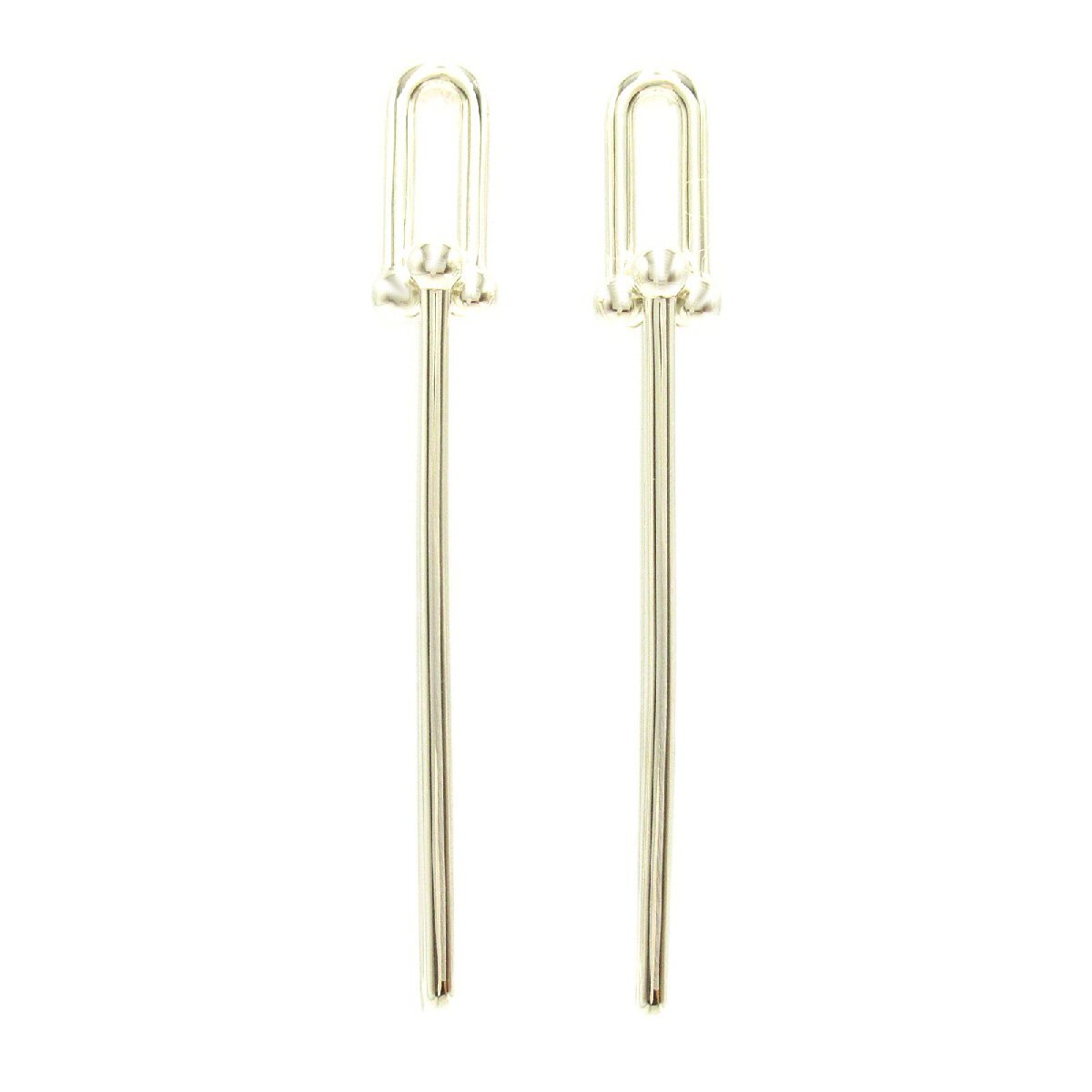 ハードウェア ダブルロング リンク ピアス|アクセサリー ハードウェア ダブルロング リンク ピアス|アクセサリー