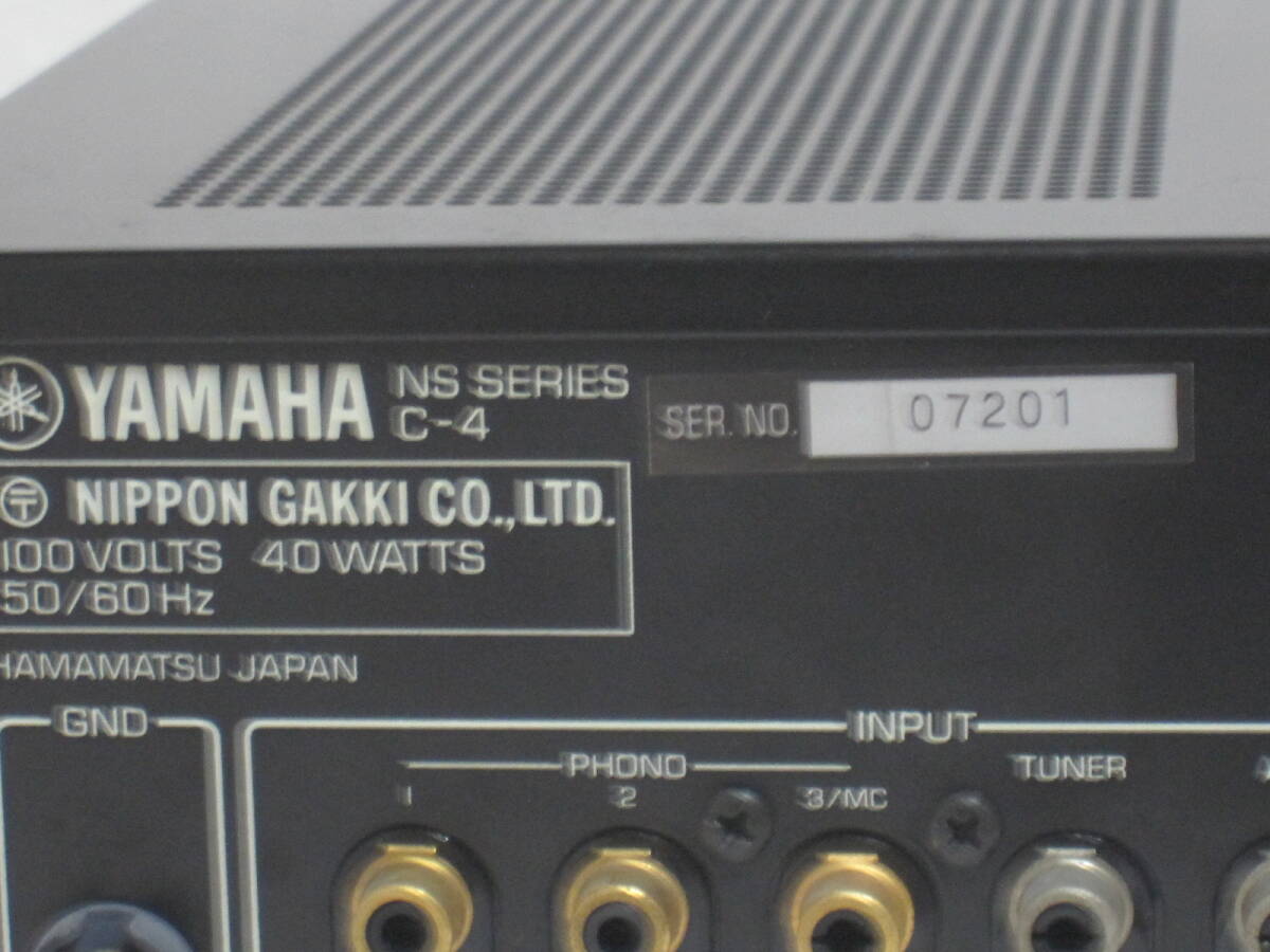 Yahoo!オークション - YAMAHA C-4 プリアンプ 通電確認ずみ