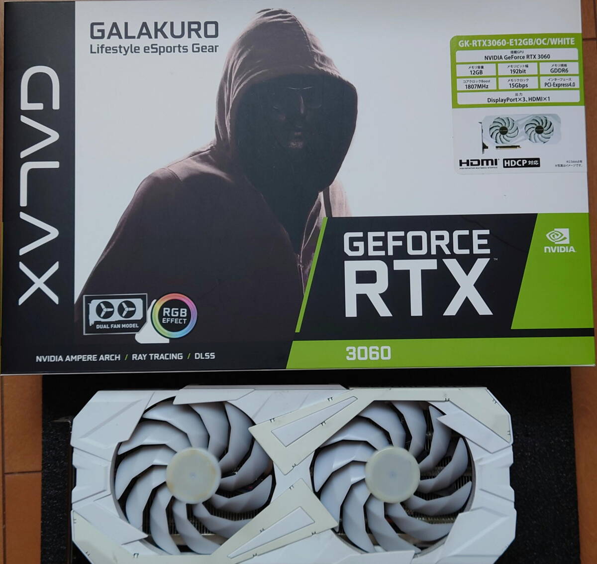Yahoo!オークション - 【動作確認】GeForce RTX 3060 12G GALAX GALAKU...