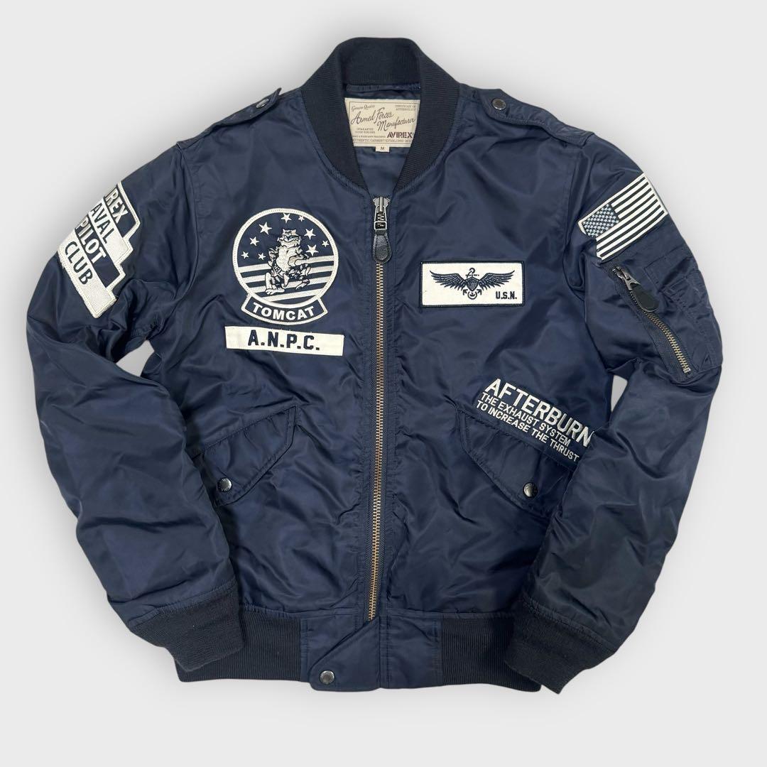 Yahoo!オークション - AVIREX アヴィレックス L-2B トムキャット フラ...