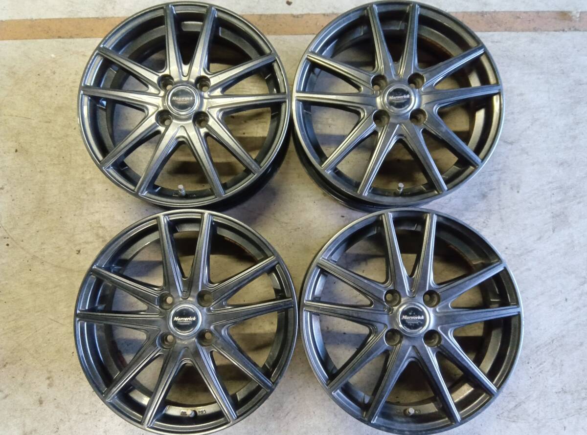 Yahoo!オークション - No.1838【Marverick 15インチアルミホイール】15...