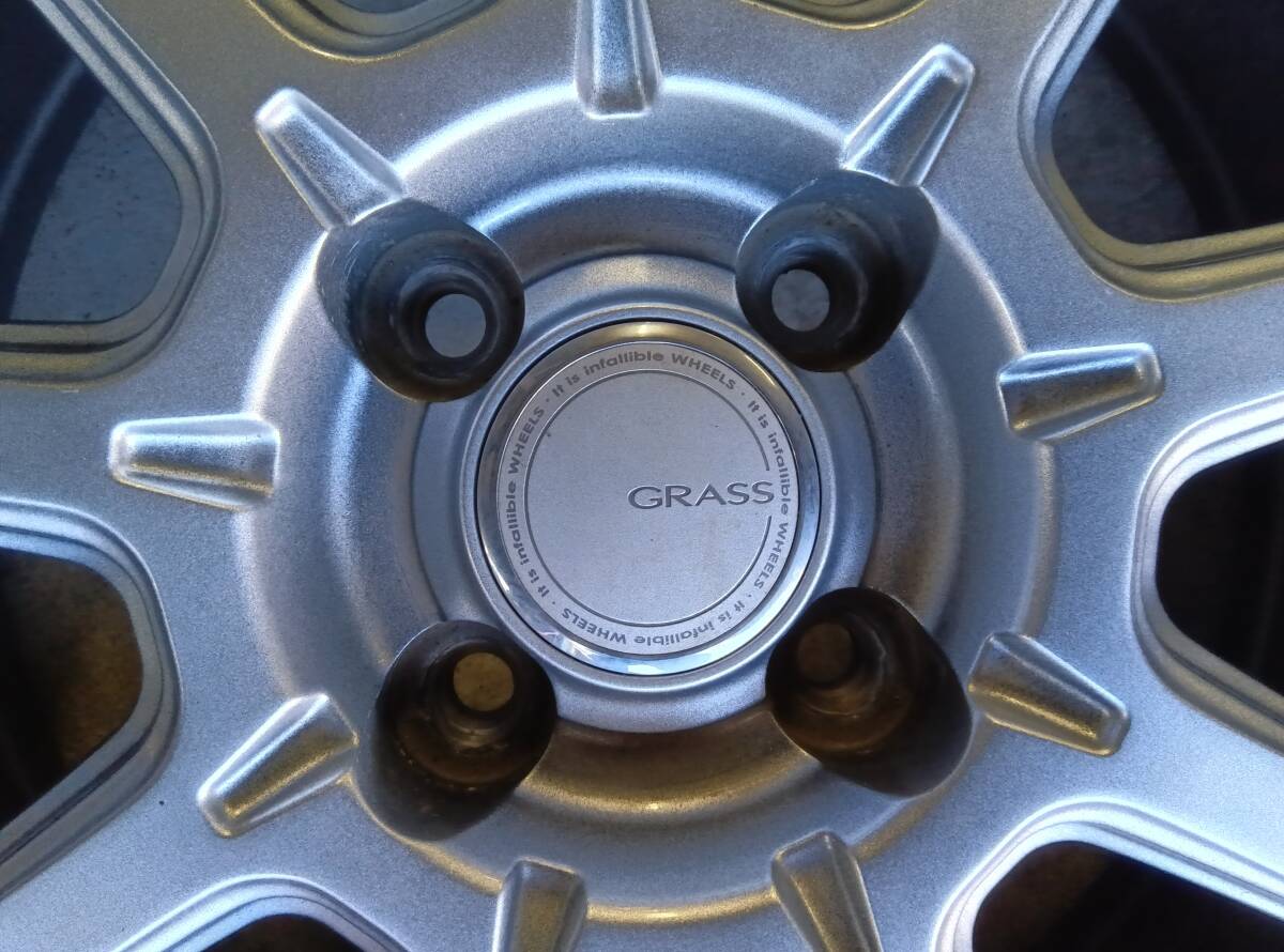 Yahoo!オークション - No.1843【GRASS 16インチアルミホイール】16×5....