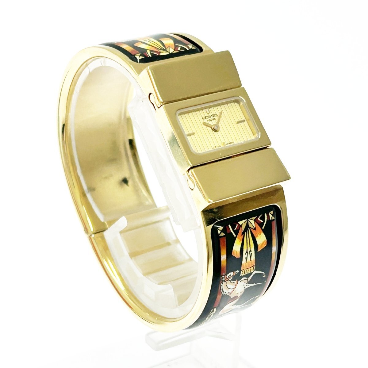 Yahoo!オークション - 【箱付き】HERMES エルメス L01.100 ロケ GP ゴ...