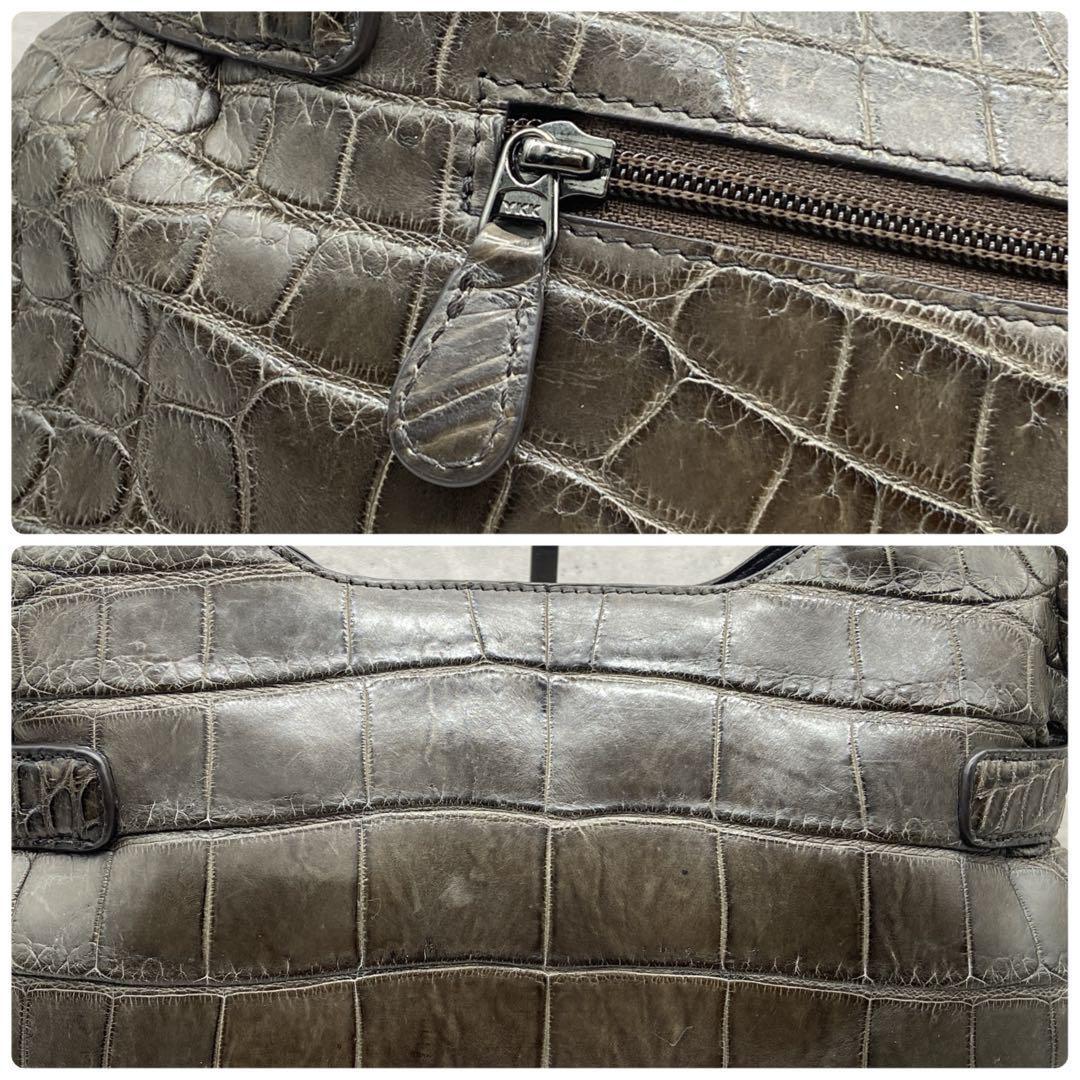 Yahoo!オークション - 定価35万 JRA認定 美品 クロコダイル マットクロ...