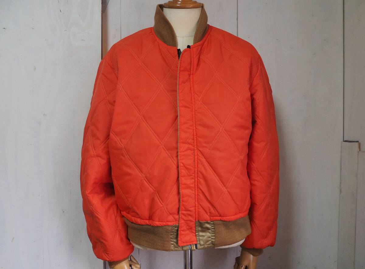 Yahoo!オークション - JON LER MFG. MADE IN USA MA-1 フライトジャケ...