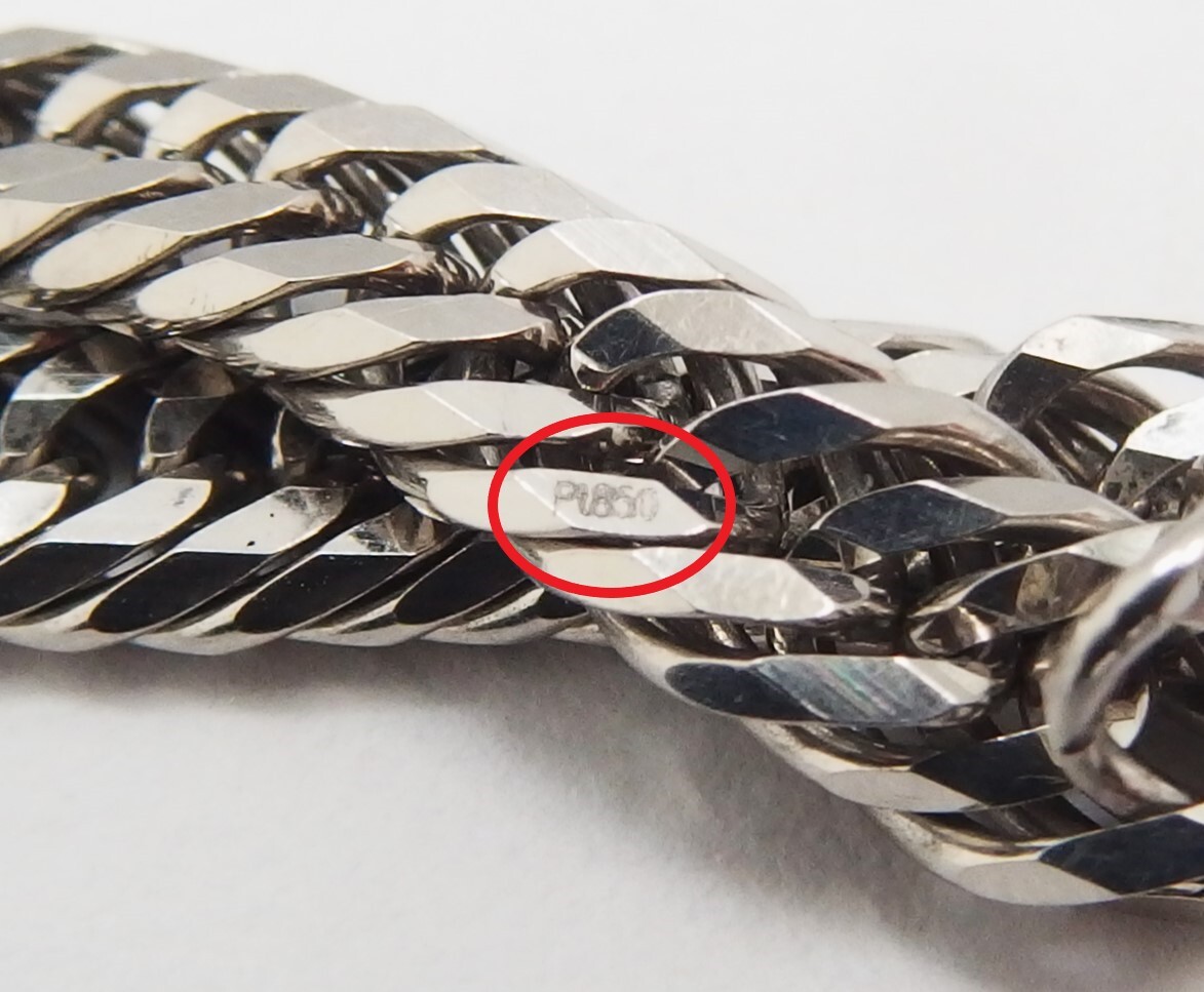 Yahoo!オークション - プラチナ850 PT850 12面トリプル 喜平リング 3.3...