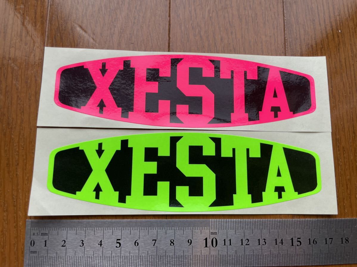 Yahoo!オークション - ゼスタ XESTA ステッカー 46mm×159mm 2枚セット...