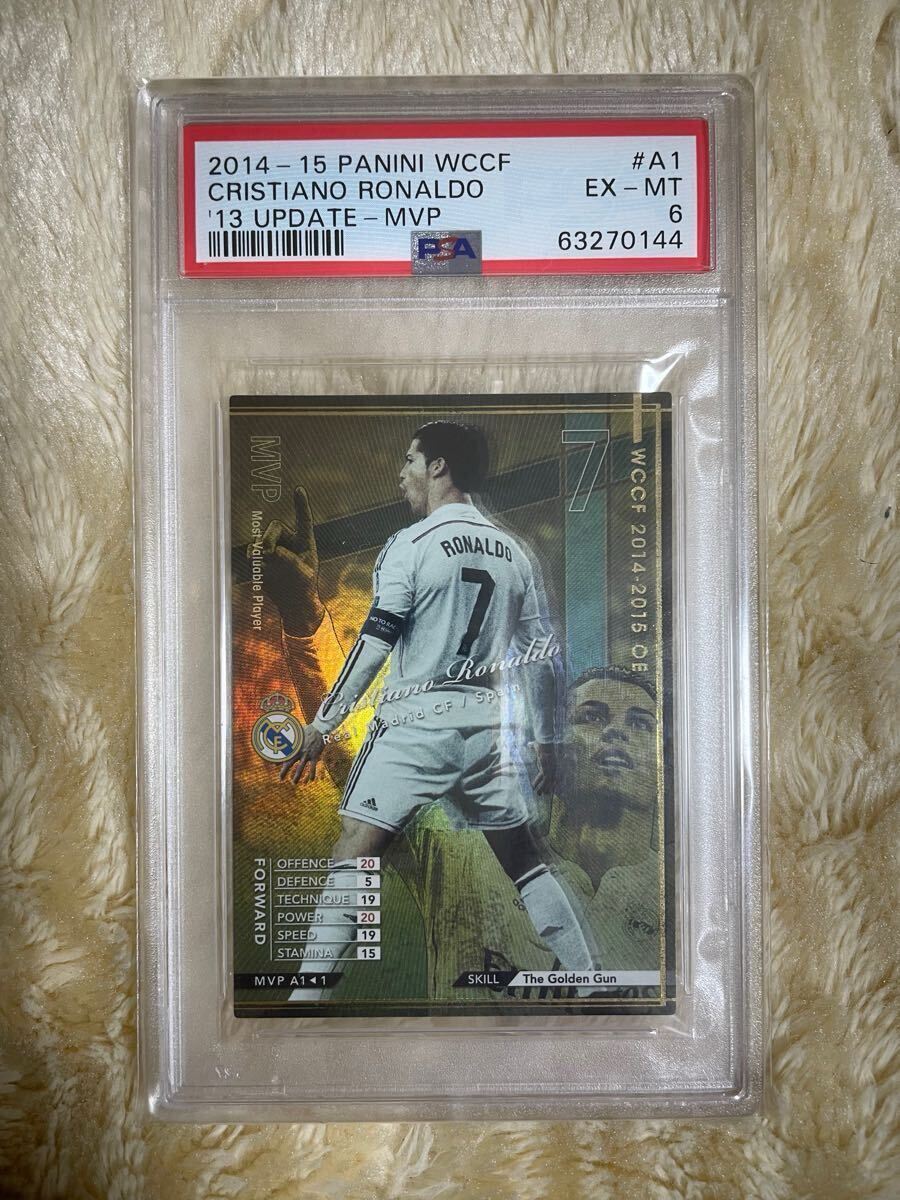 Yahoo!オークション - wccf クリスチャーノ ロナウド MVP psa 6 panini