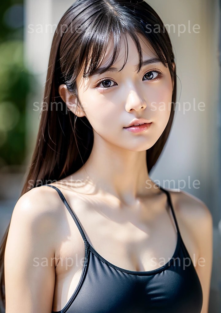 Yahoo!オークション - （0909）1点もの AI 美女 AI イラスト A4ポスタ...