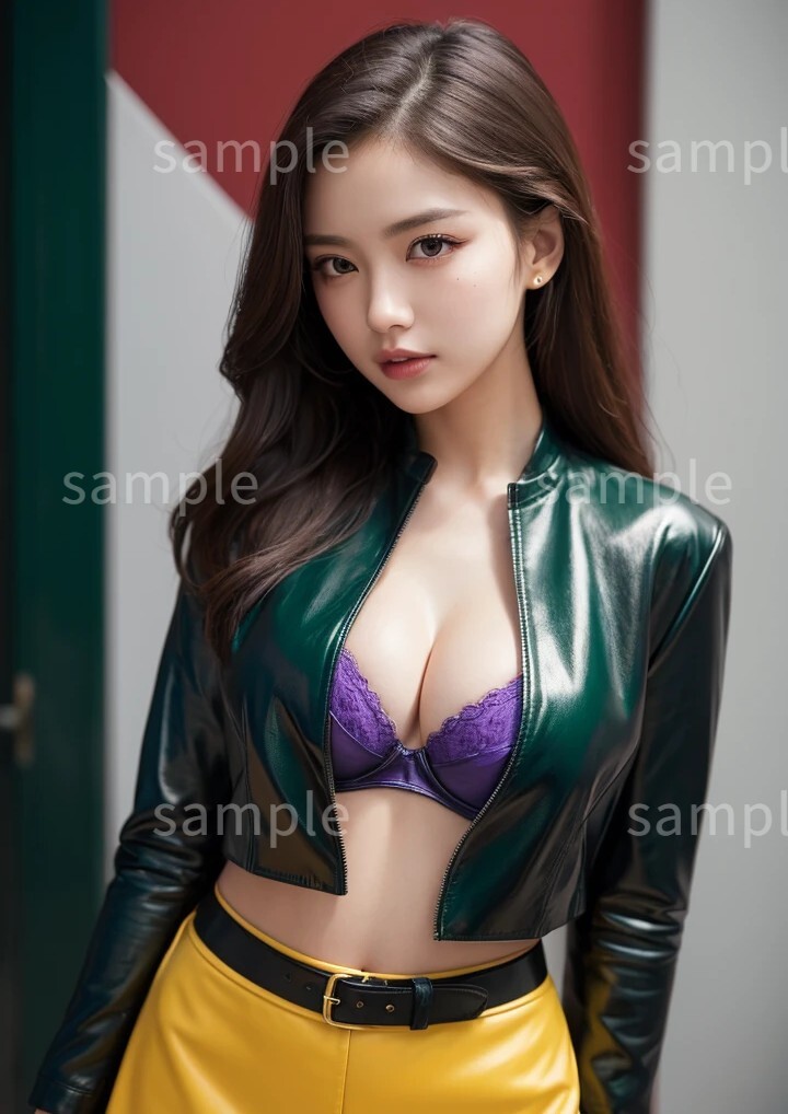 Yahoo!オークション - （6684）1点もの AI 美女 AI イラスト A4ポスタ...