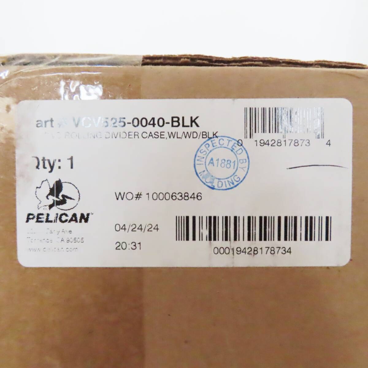 Yahoo!オークション - T11-757 新品 PELICAN ペリカン V525 ヴォールト...