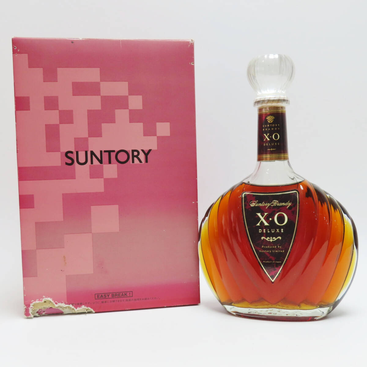 Yahoo!オークション - S11-k770 未開栓 SUNTORY BRANDY XO DELUXE サン...