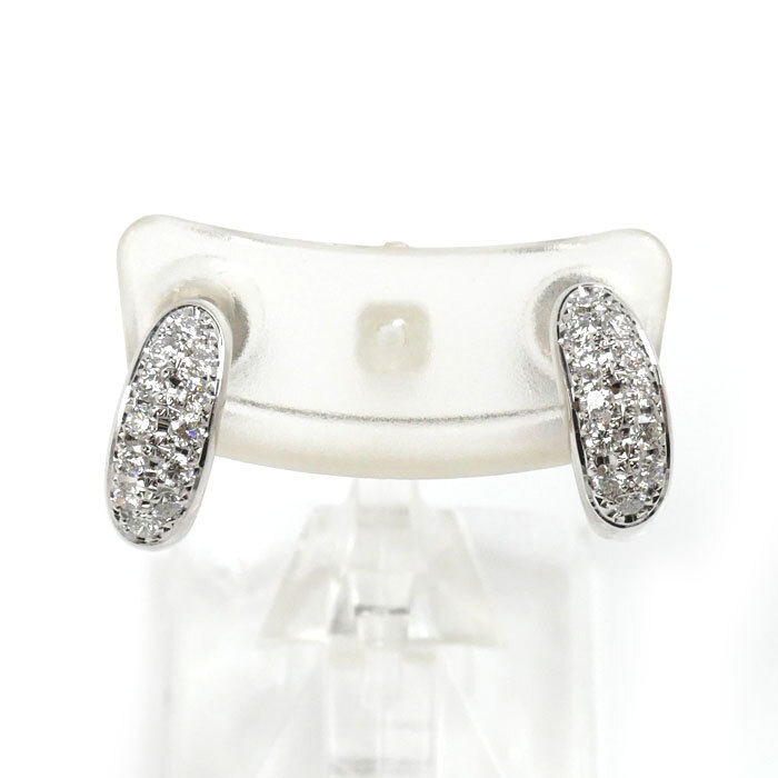 Yahoo!オークション - MIKIMOTO ミキモト K18WG ホワイトゴールド パヴ...