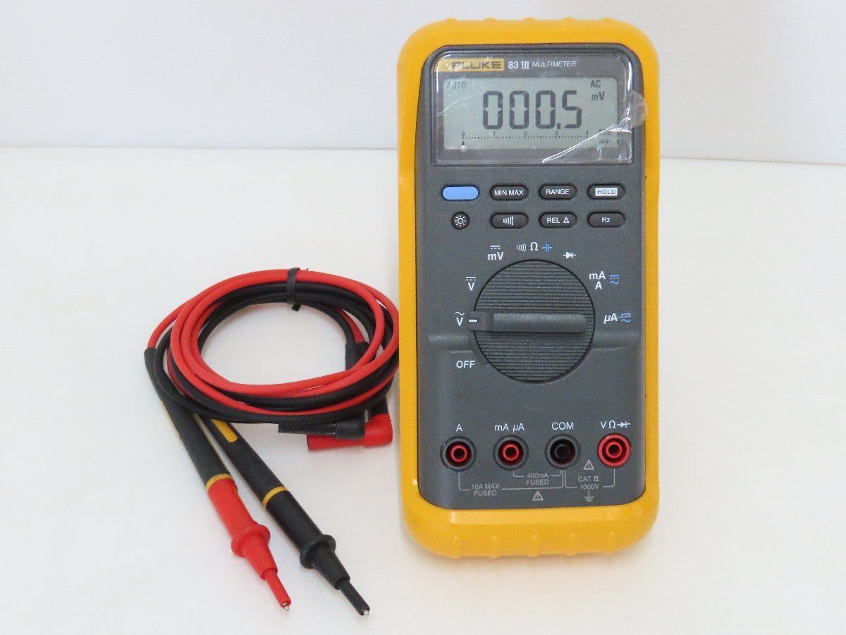 Yahoo!オークション - 60 FLUKE フルーク 83 Ⅲ TL 175 マルチメーター...