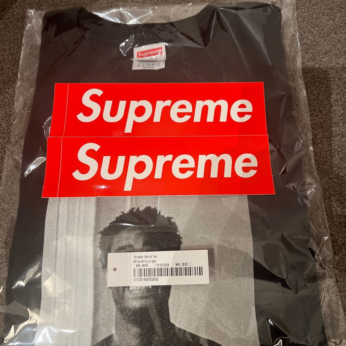 Supreme THRASHER シュプリーム スラッシャー 半袖Tシャツ Harold Tee 24FW 黒 L BOX LOGO ステッカーおまけ(Lサイズ)｜売買されたオークション情報 ...
