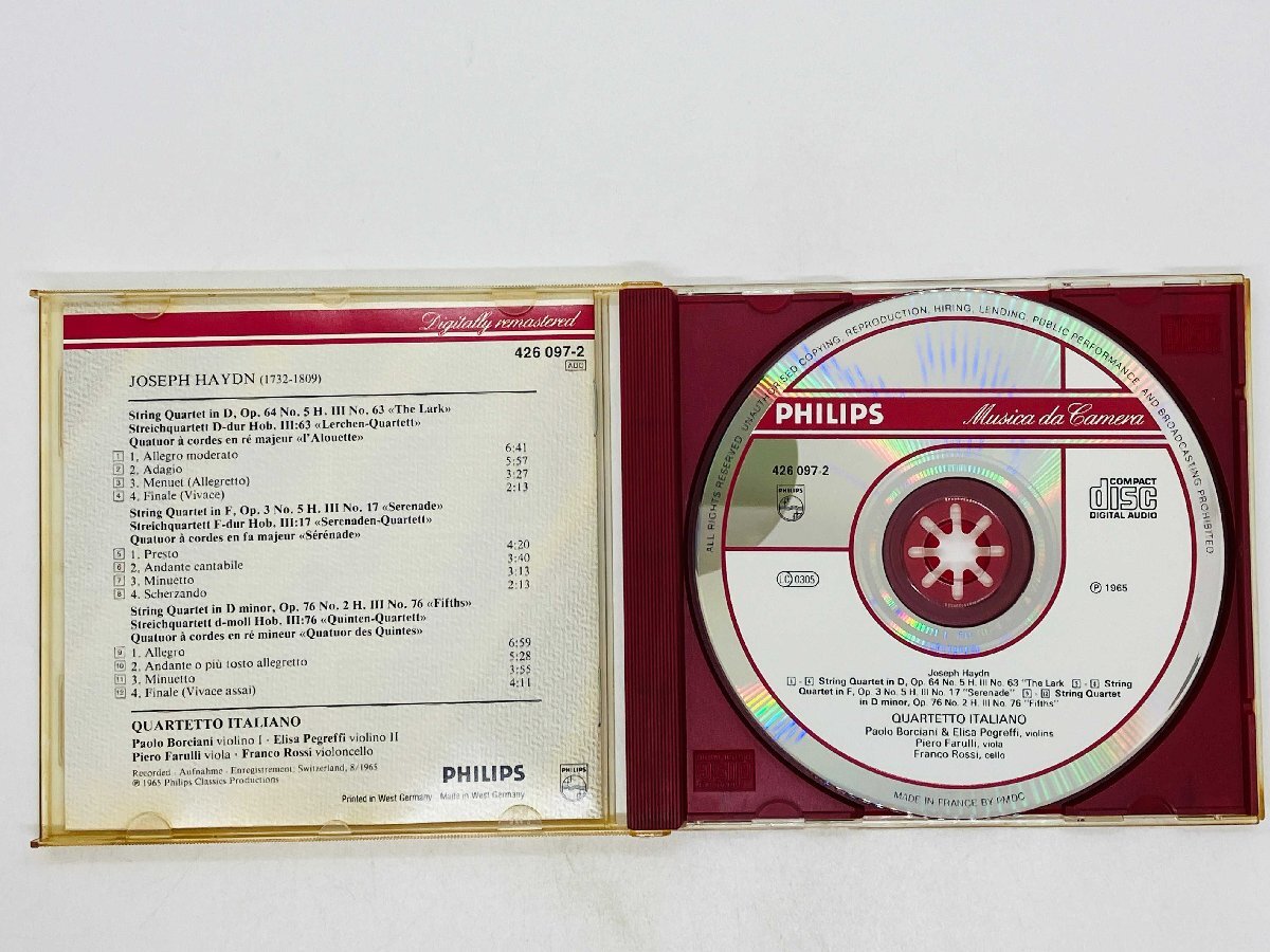 Yahoo!オークション - 即決CD 仏盤 HAYDN / STRING QUARTETS / QUARTET...