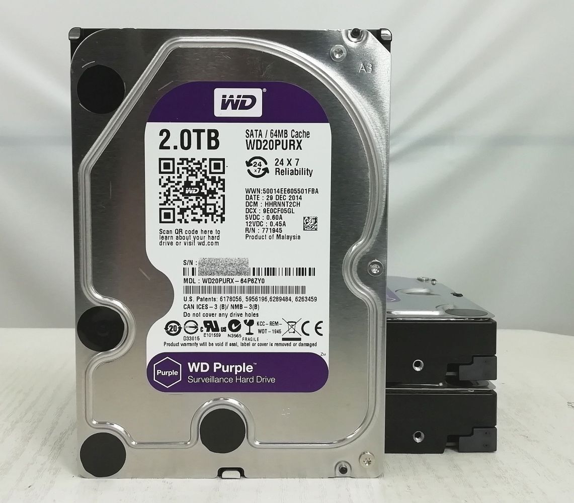 Yahoo!オークション - 【2TB】WesternDigital WDC WD20PURX Purpleモデ...