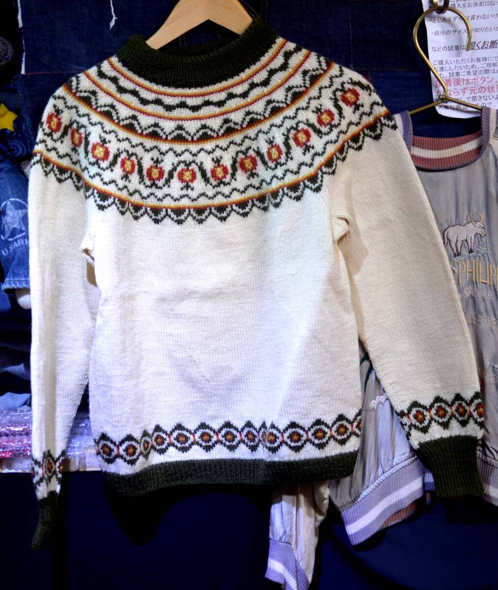 Yahoo!オークション - D197/60's united kintwearヴィンテージ セータ...