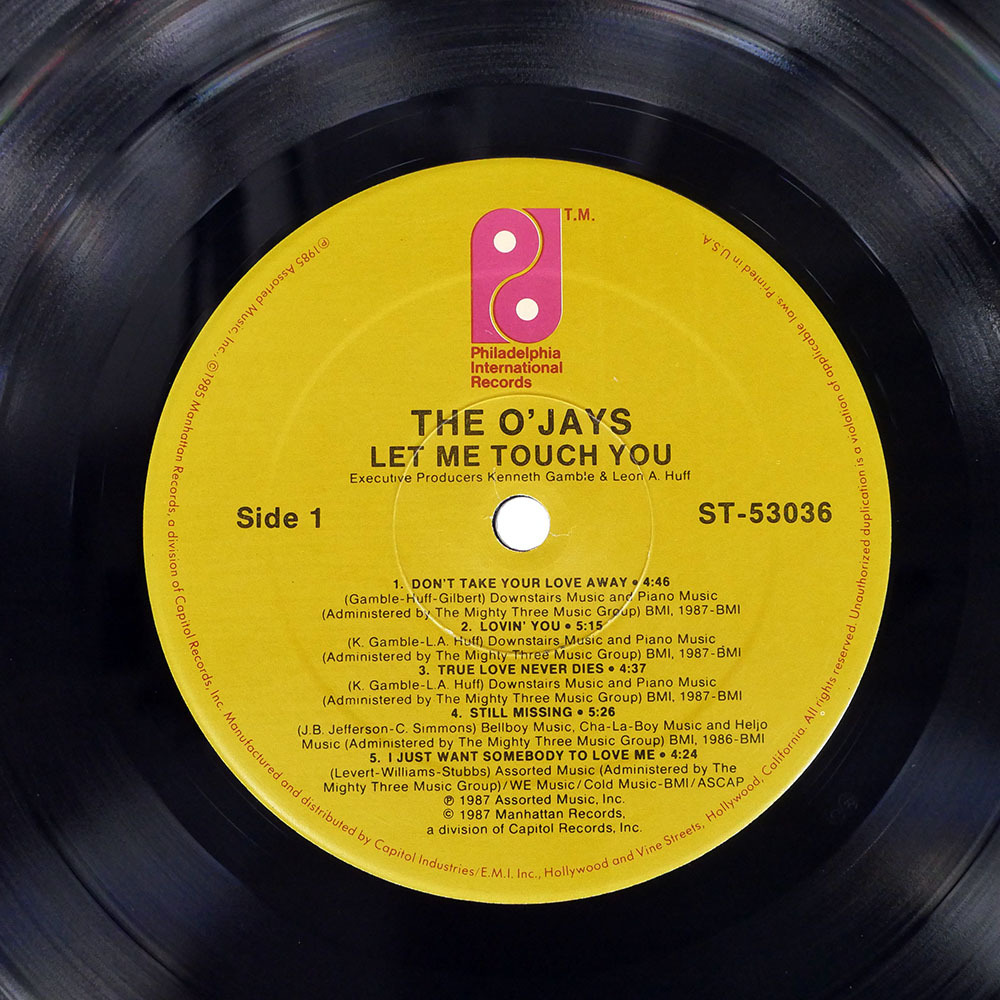 Yahoo!オークション - O’JAYS/LET ME TOUCH YOU/PHILADELPHIA INTERNA...