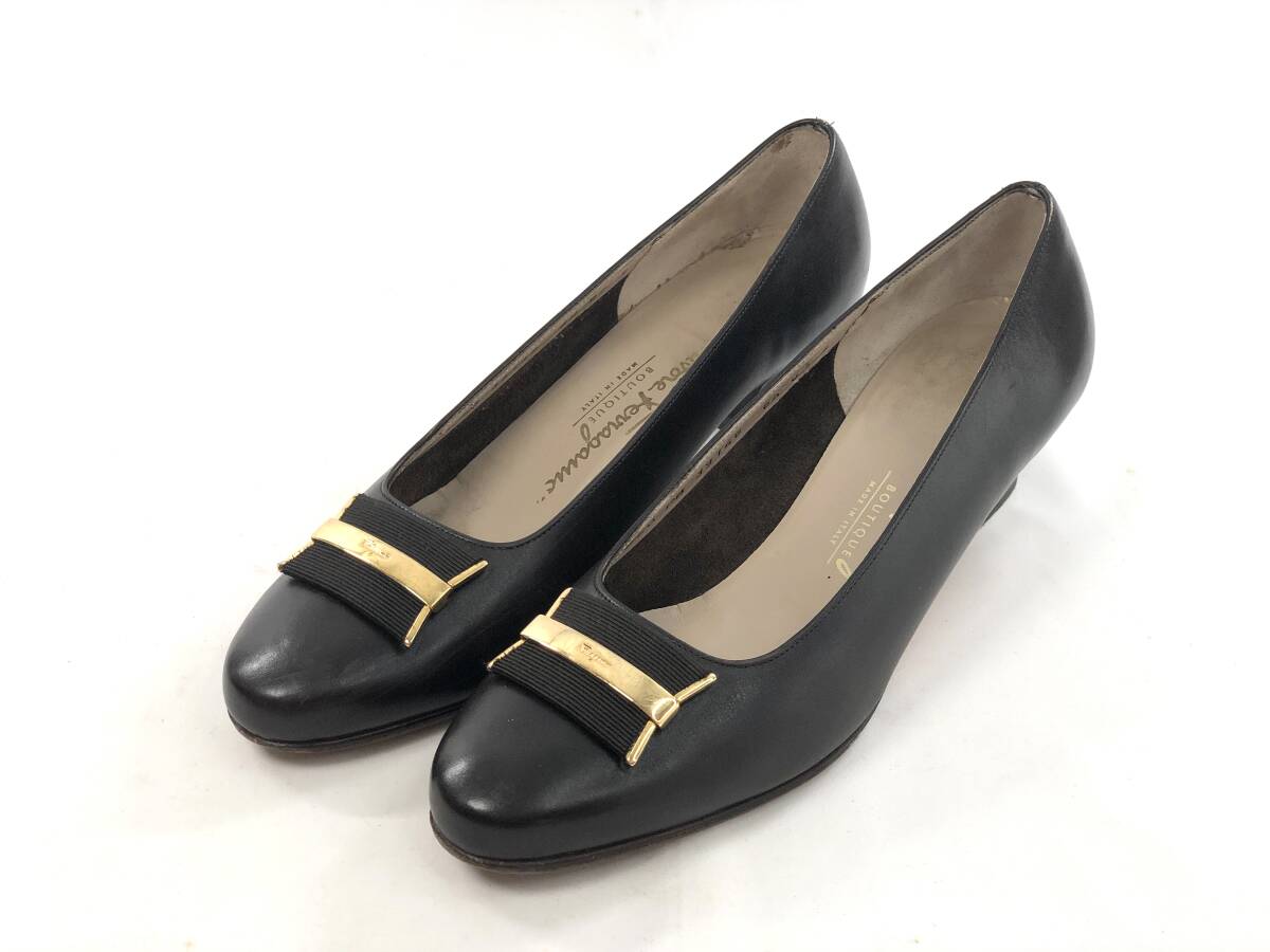 Yahoo!オークション - 美品|フェラガモ|Salvatore Ferragamo|6.5C|23.5...
