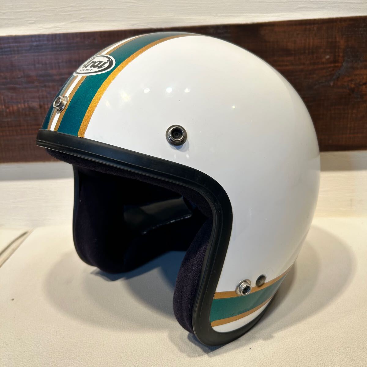 Yahoo!オークション - Arai S-70 59-60cm ジェットヘルメット ホワイト...
