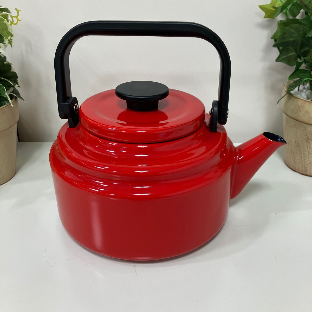 Yahoo!オークション - 野田琺瑯 アムケトル 2.0L レッド 日本製 AM-20K...