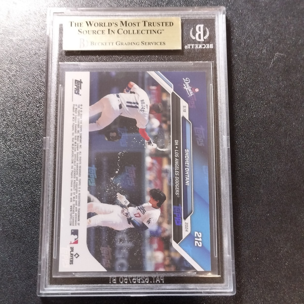 Yahoo!オークション - 【BGS10】TOPPS NOW #212 大谷翔平 ドジャース S...