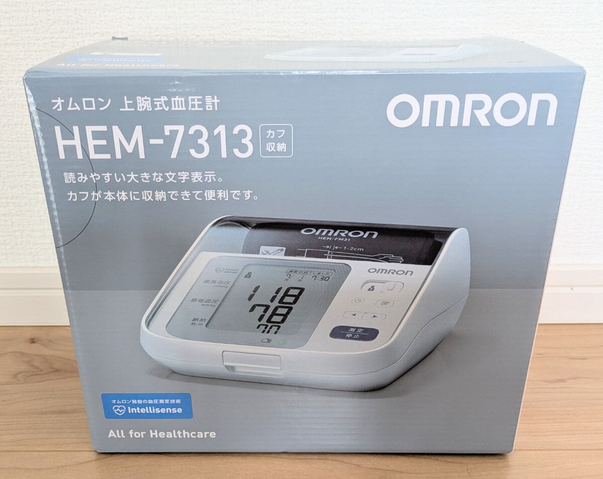 Yahoo!オークション - 未使用品 OMRON オムロン 上腕式血圧計 HEM-731...