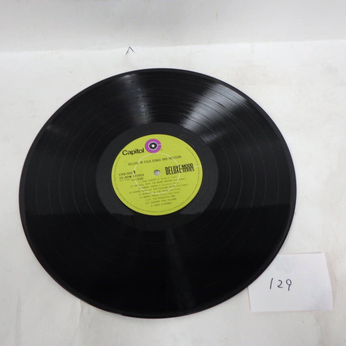 Yahoo!オークション - LP レコード DELUXE IN FOLK SONGS AND WESTERN ...