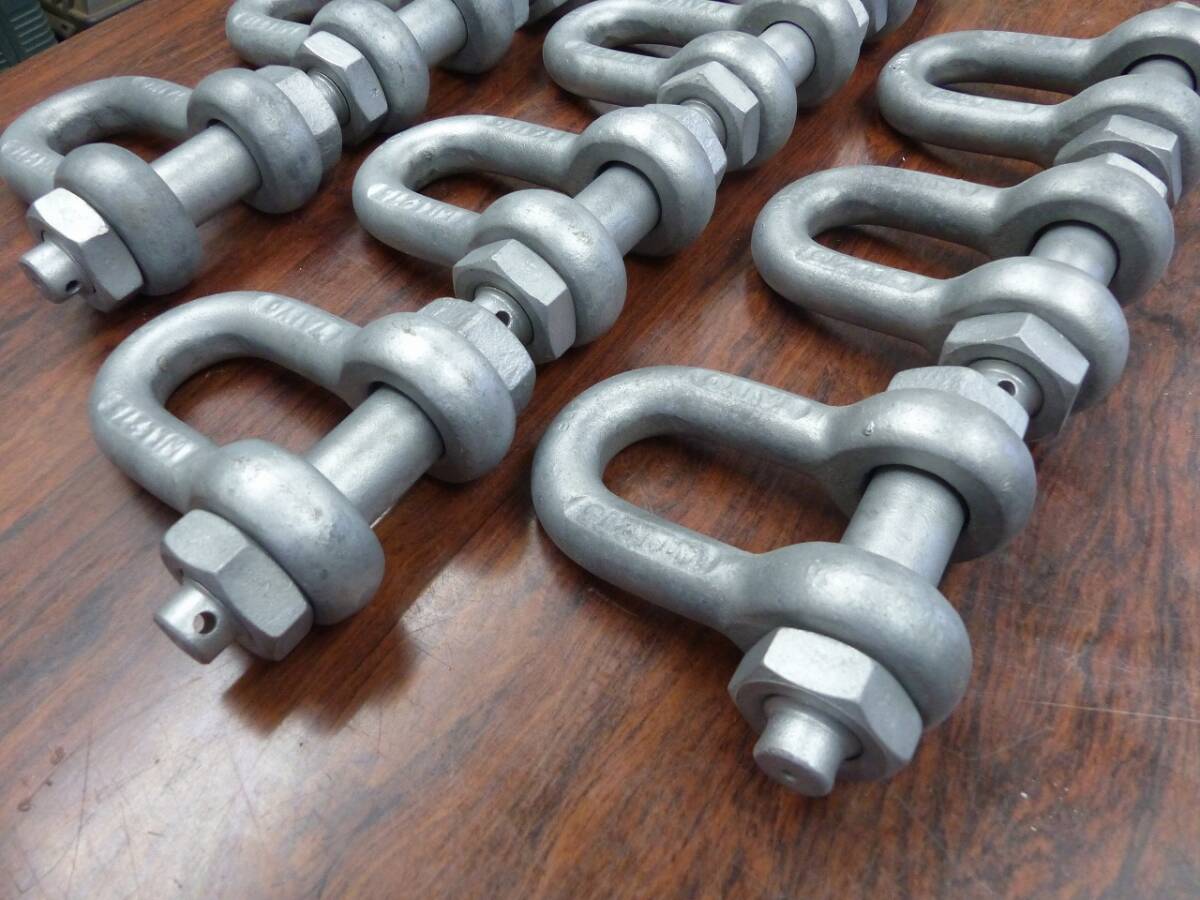 Yahoo!オークション - 大洋製器 JISシャックル 呼び20 2.5t ドブメッキ...