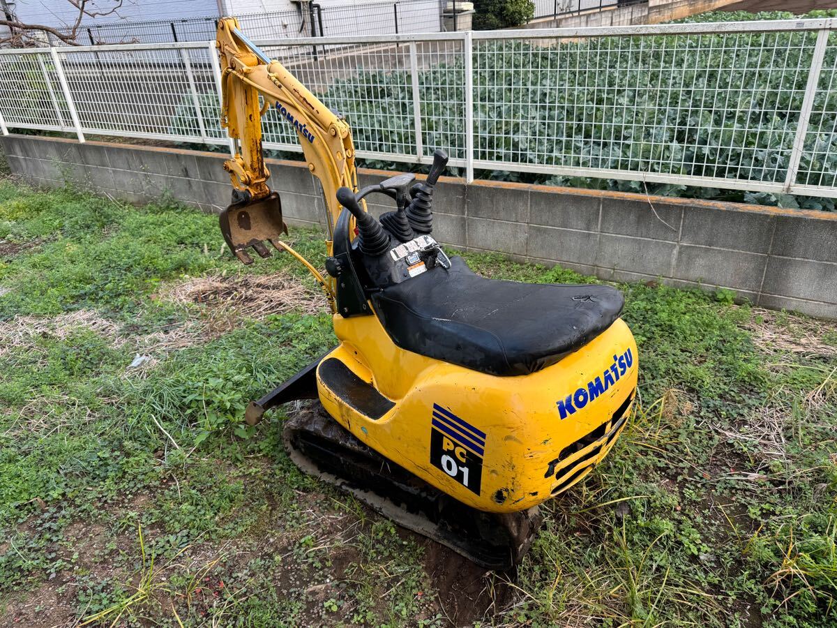 Yahoo!オークション - PC01-1A KOMATU コマツミニユンボ