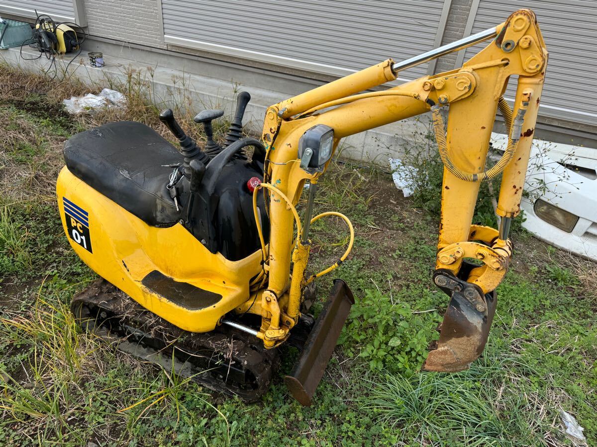 Yahoo!オークション - PC01-1A KOMATU コマツミニユンボ